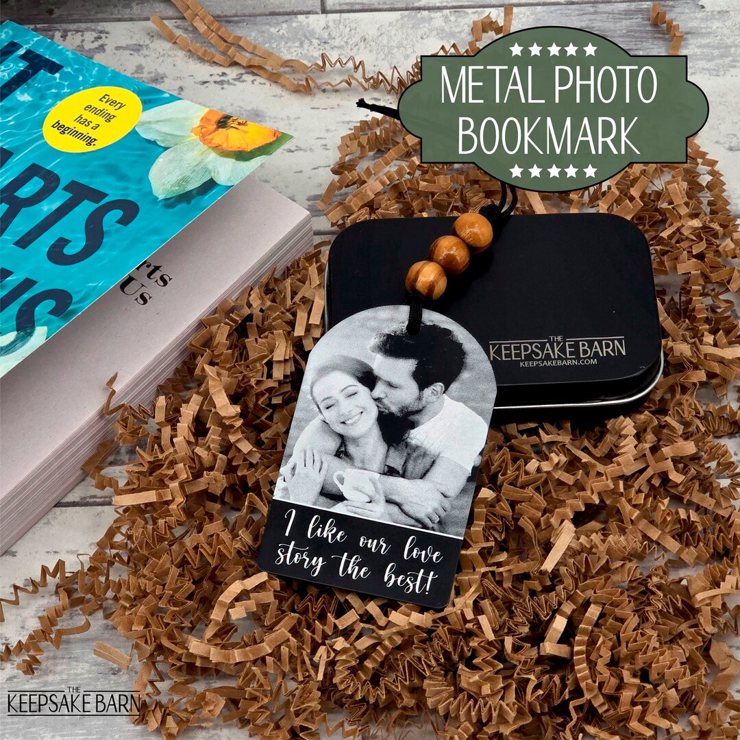 Personalized Photo Bookmark Custom Anodized Aluminum With Engraved ...