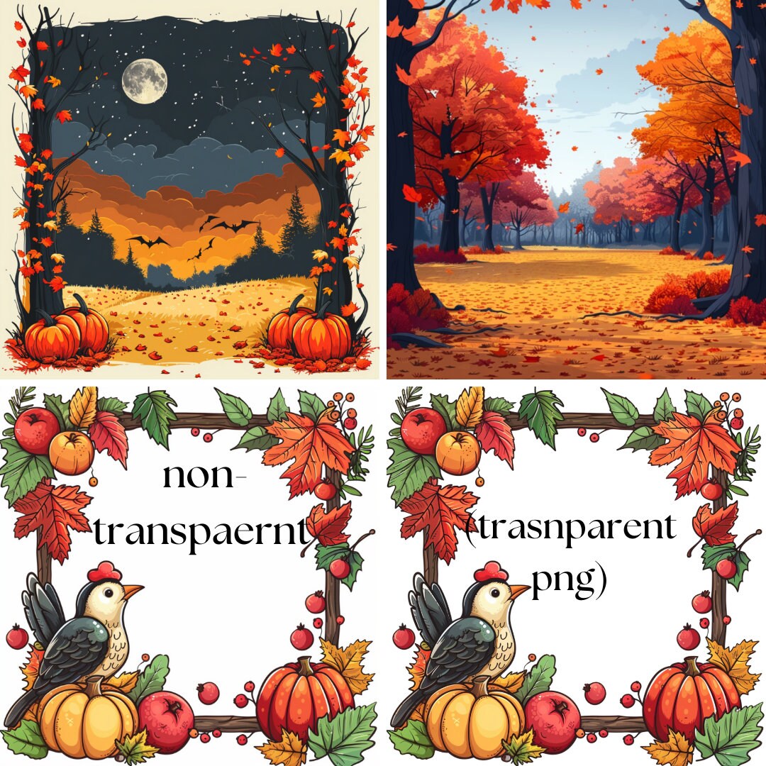 Thanksgiving Clip Art Mega Bundle, Fall Autumn Clip Art Collection, 85 ...