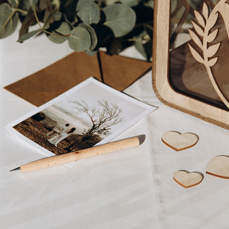 Rustic Receprion Decor, Wedding Card Box, Envelope and Memory Box, Wood ...