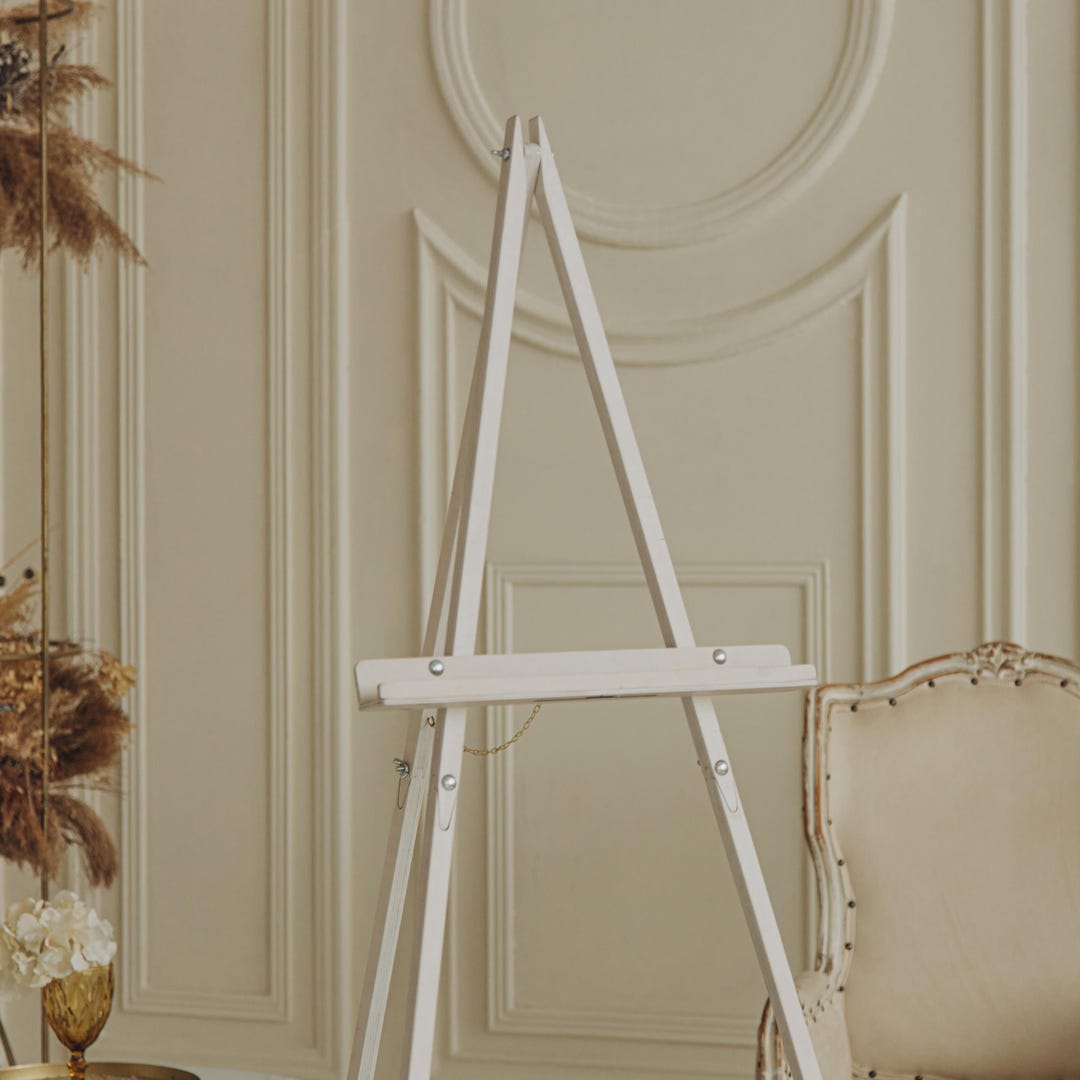Wooden Easel for Wedding Welcome Sign, Floor Stand for Event Signage ...