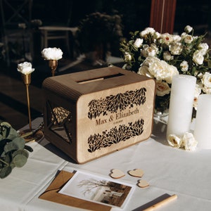 Rustic Wedding Card Box, Table Decor, Envelope and Money Box, Receprion ...