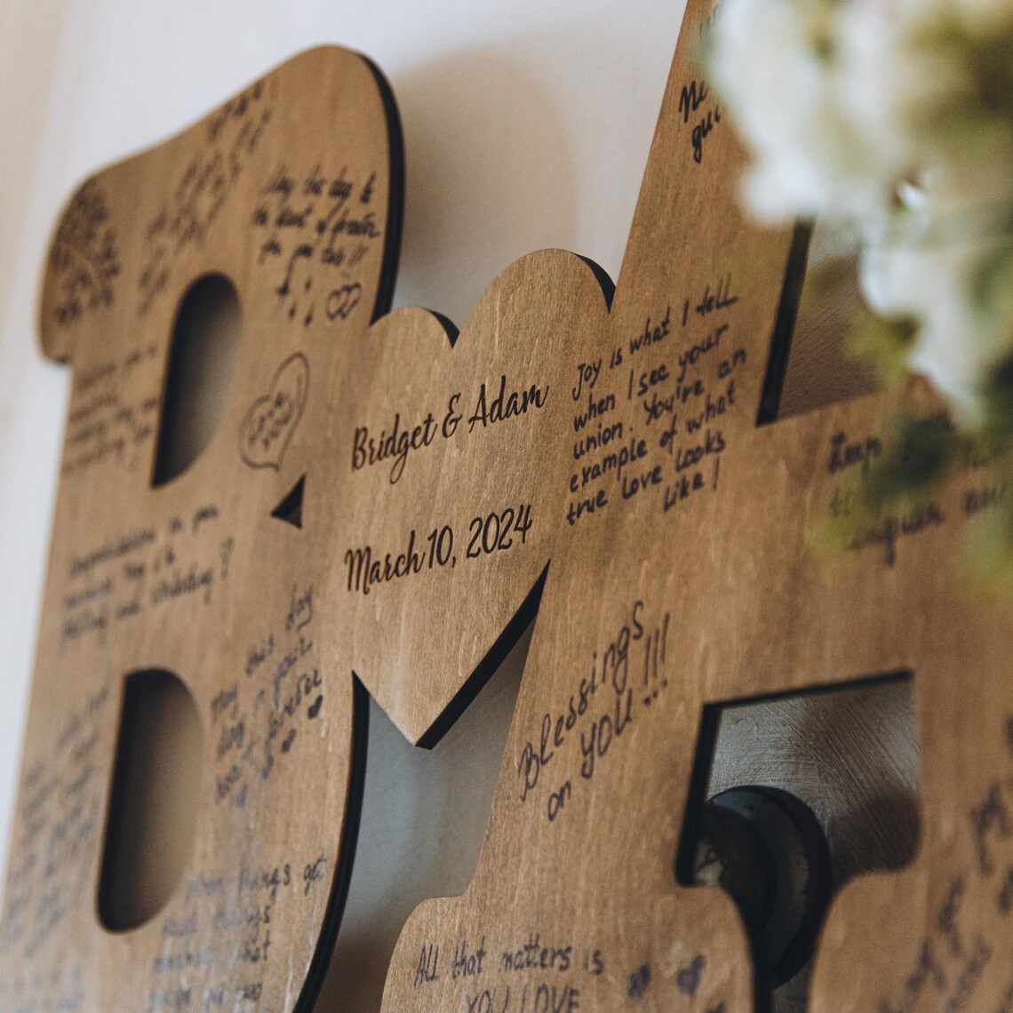 Rustic Letter Guest Book Form, Wedding Guest Book Alternative, First ...