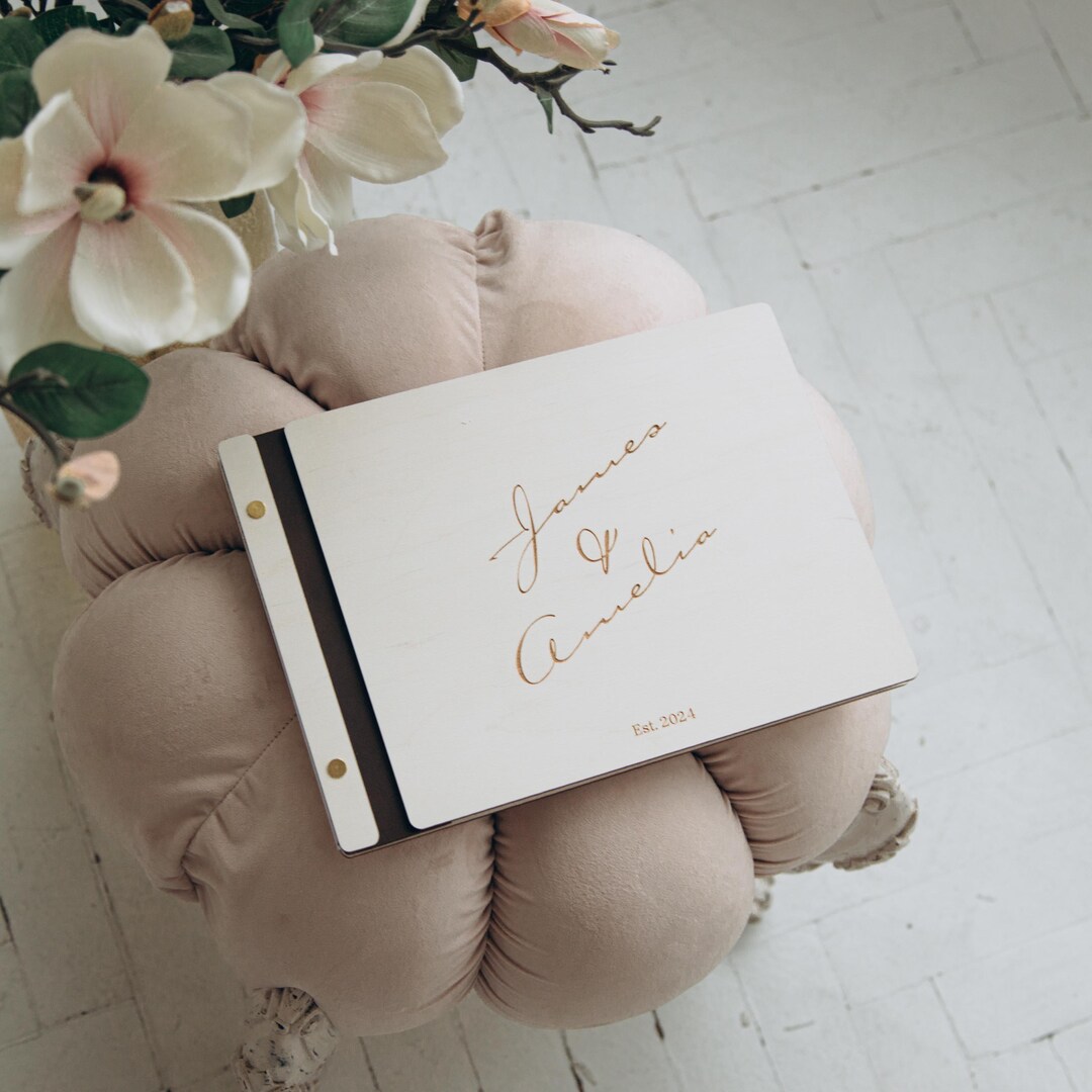 Custom Polaroid Photo Album for Wedding, Anniversary Guest Book, Memory ...