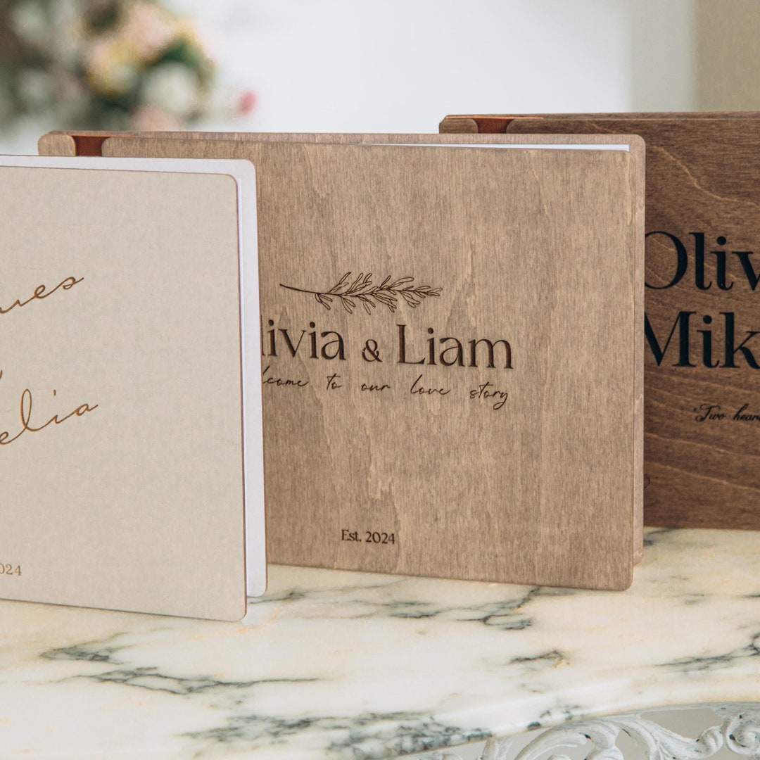 Wedding Polaroid Picture Guest Book Sign, Photo Memory Book, Keepsake ...