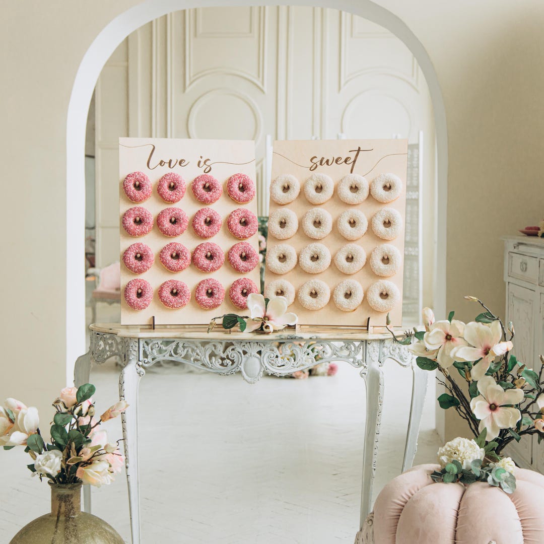 Donut Stand, Donut Bar, Dagel Stand, Wedding Cake Table, Birthday Cake ...