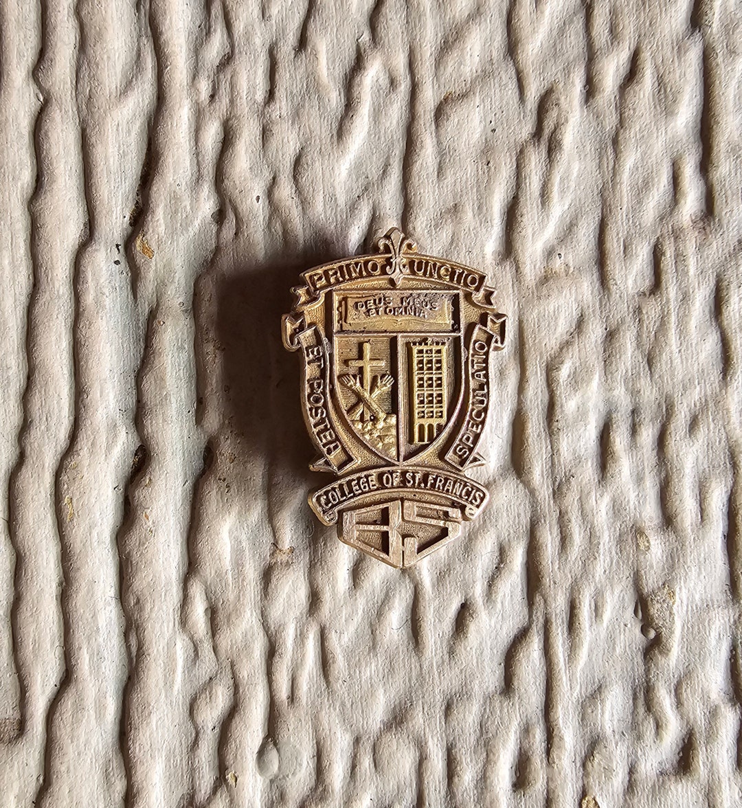 Vintage College of St Francis BS Lapel Hat Pin 1/10 of 10kt Gold - Etsy