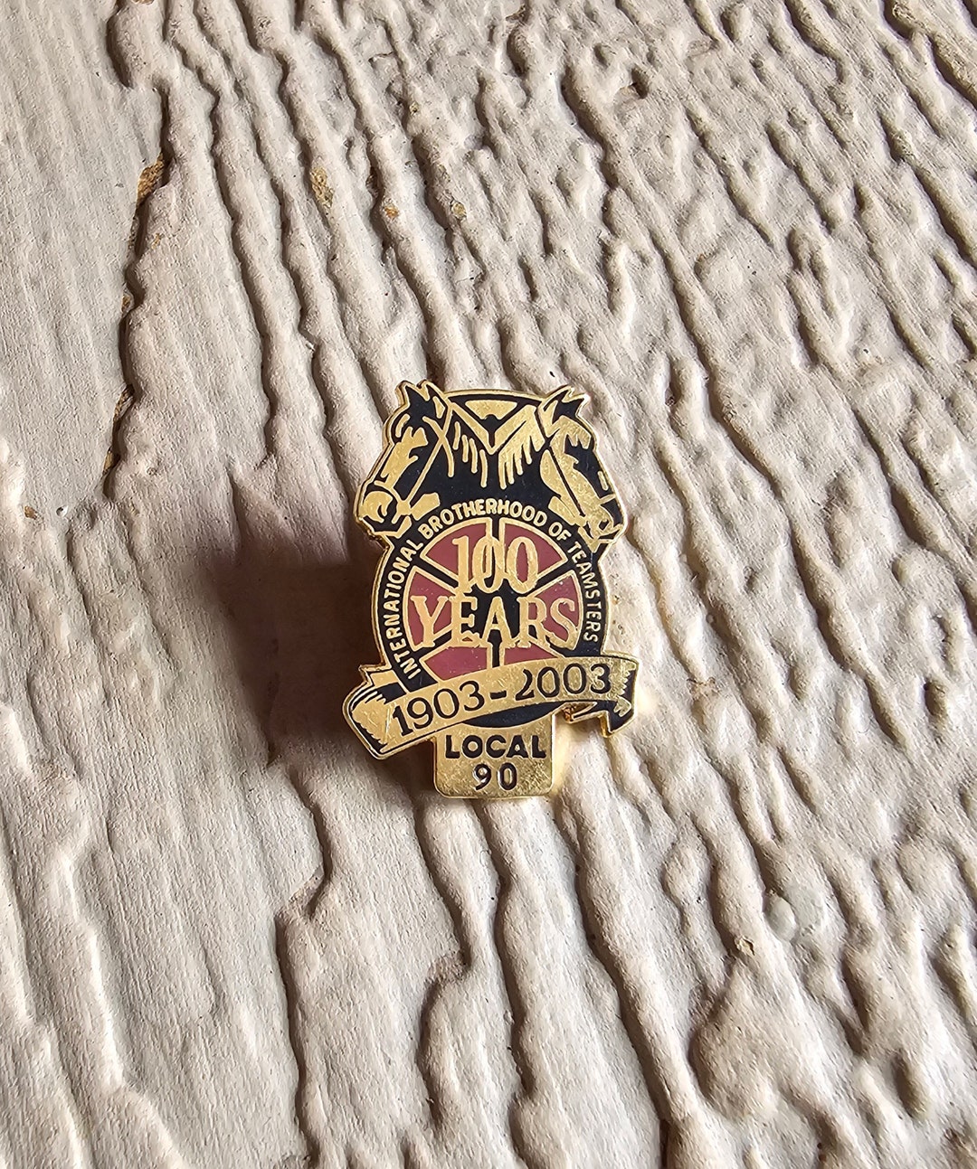 Vintage Teamsters 100 Years Lapel Hat Pin International Brotherhood of ...