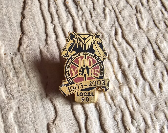 Vintage Teamsters 100 Years Lapel Hat Pin International Brotherhood of ...