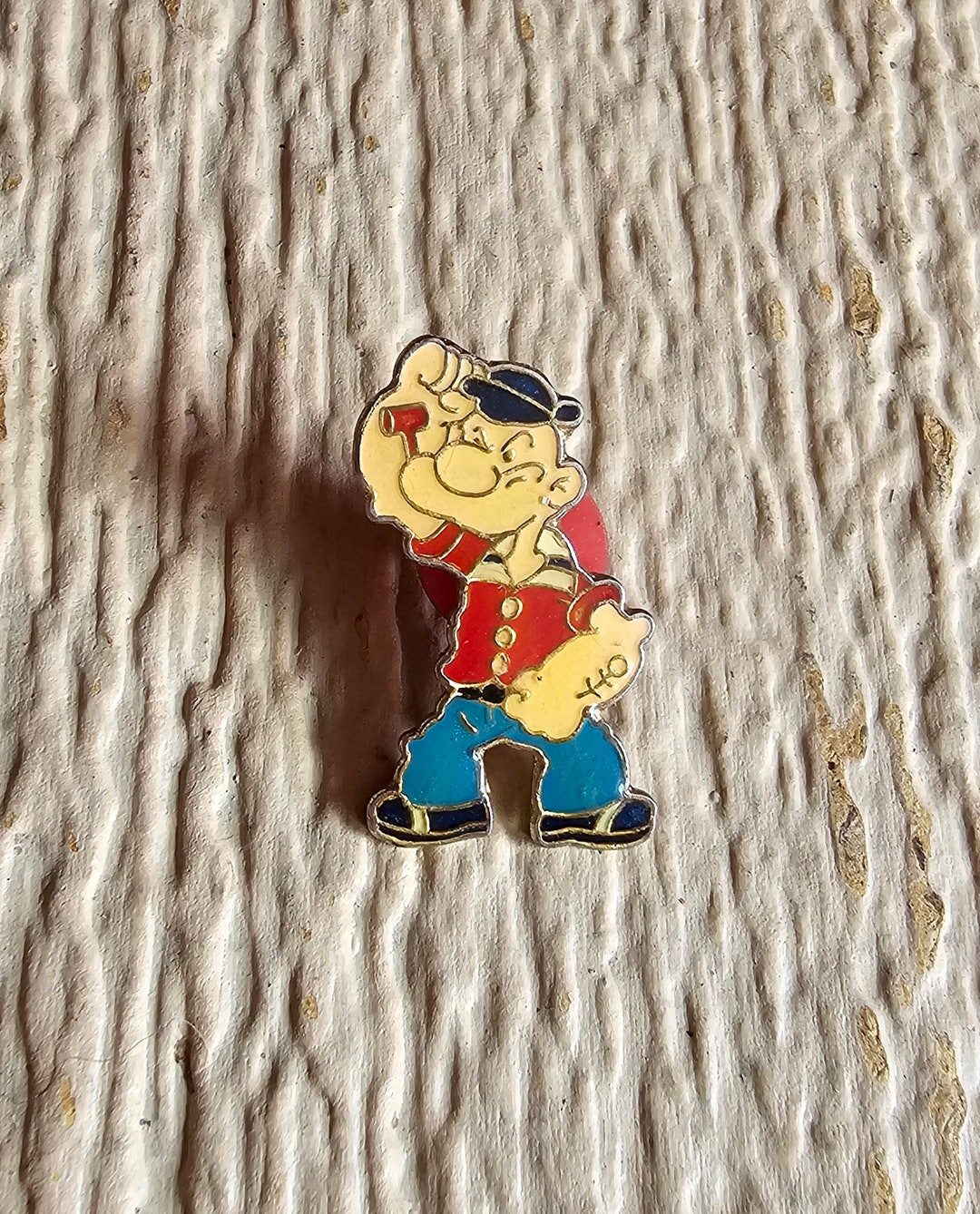 Vintage Popeye the Sailor Man Cartoon Enamel Lapel Hat Pin - Etsy