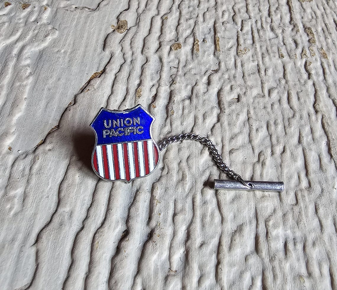 Vintage Union Pacific Railroad Lapel Pin - Etsy
