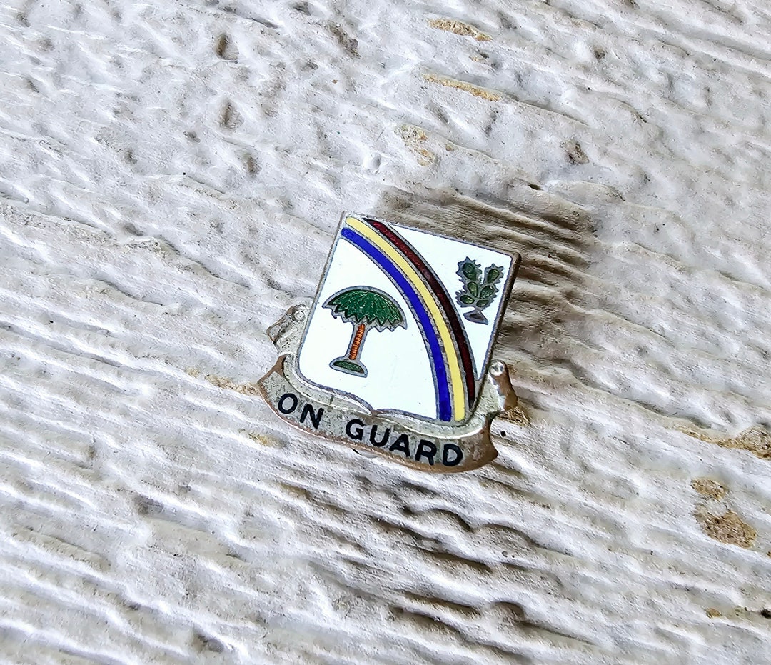 Vintage 'on Guard' Pin - Etsy