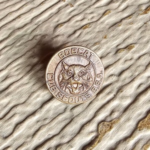 Vintage Bobcat Cub Scout BSA Uniform Lapel Pin - Etsy
