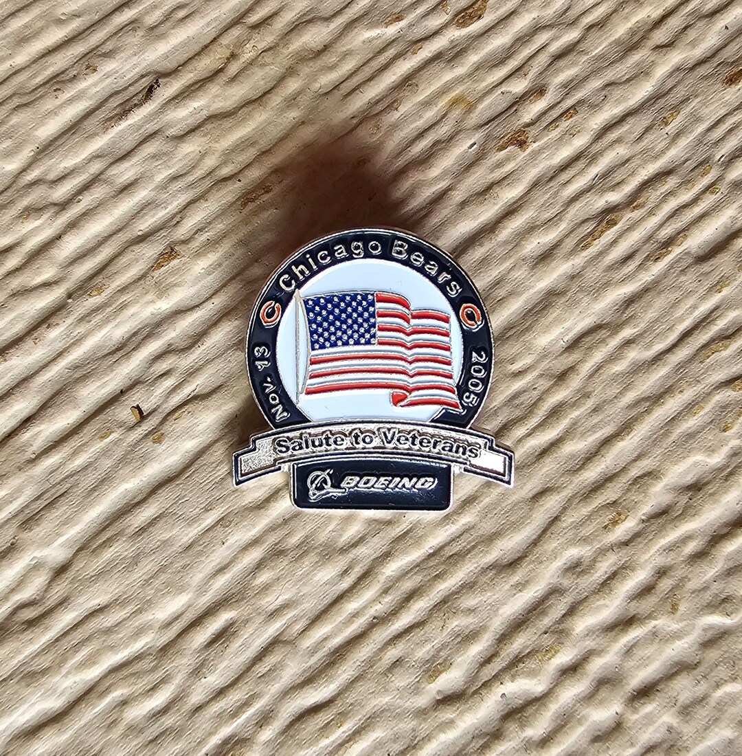 NFL Chicago Bears Nov. 13 2005 Boeing Salute to Veterans Military Pin ...