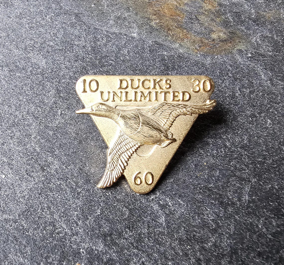 Vintage 10 30 60 Ducks Unlimited DU Hunting Club Hat Lapel Pin - Etsy