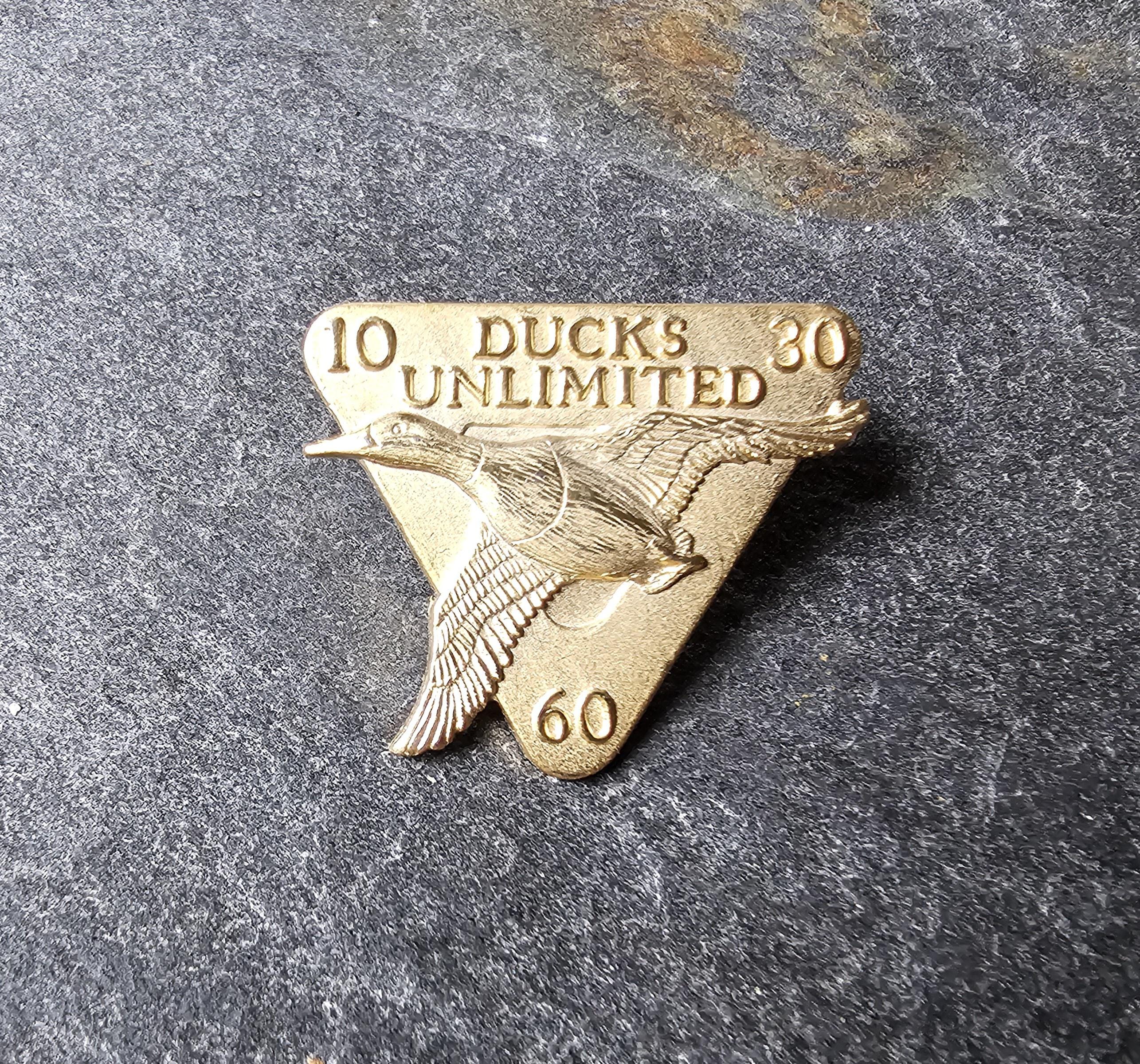 Vintage 10 30 60 Ducks Unlimited DU Hunting Club Hat Lapel Pin - Etsy