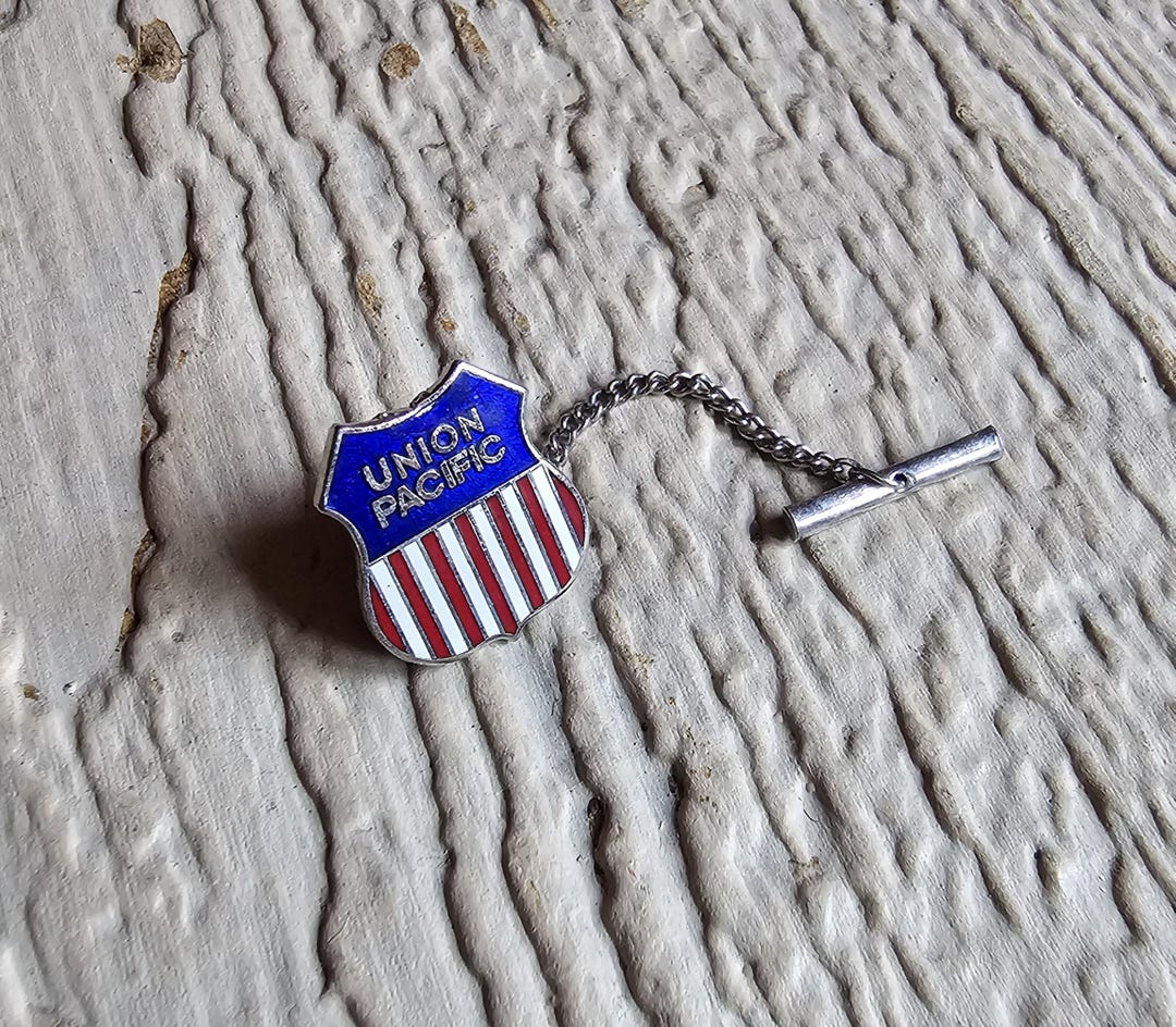 Vintage Union Pacific Railroad Lapel Pin - Etsy