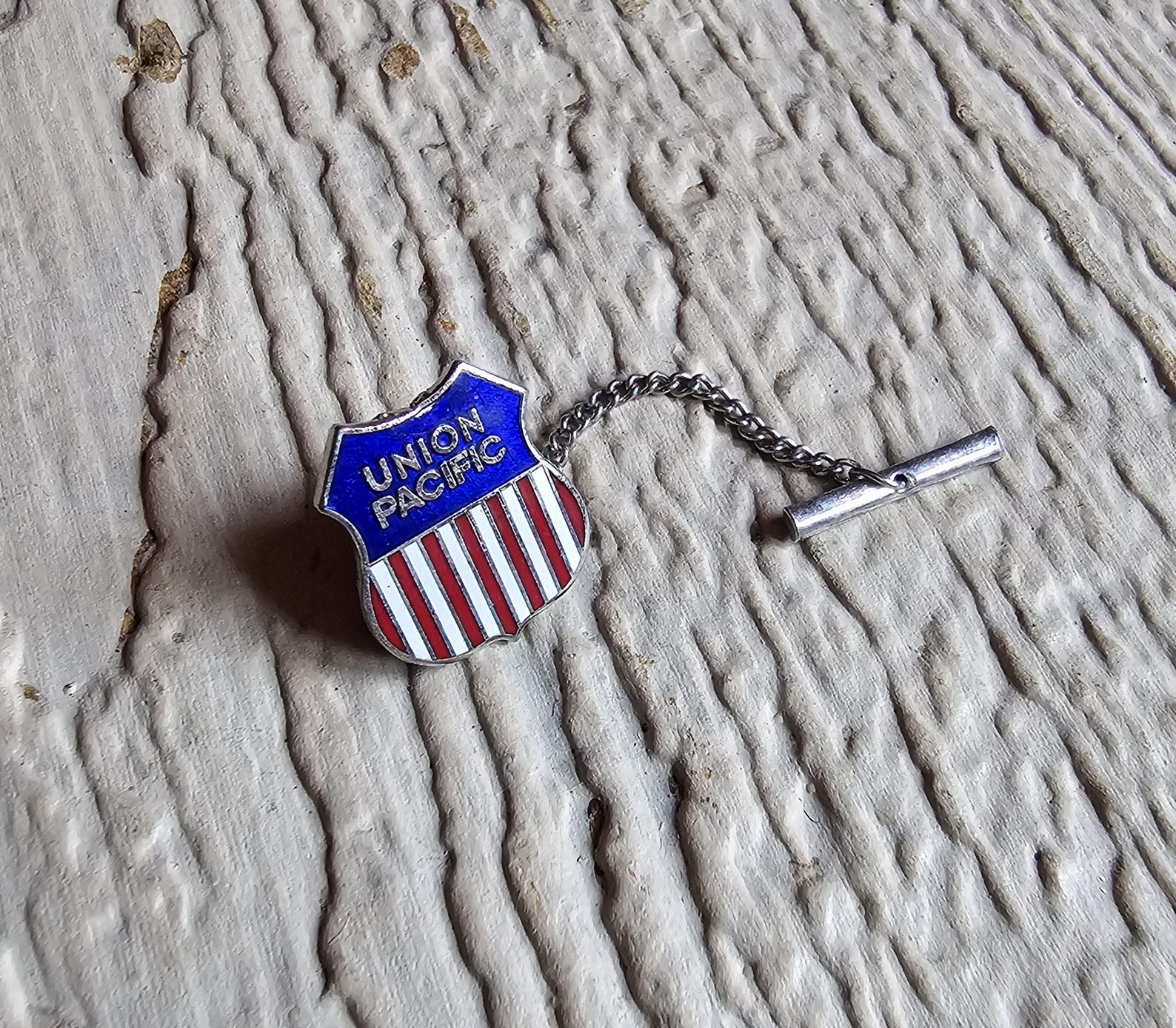 Vintage Union Pacific Railroad Lapel Pin - Etsy