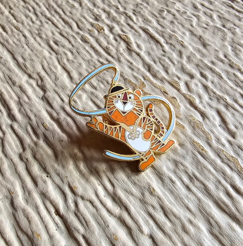 Vintage Seoul Korea 1988 Olympics Pin Badge Mascot Hodori Tiger Letter ...