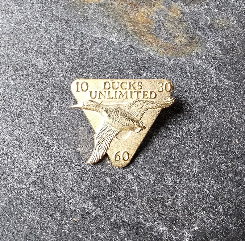 Vintage 10 30 60 Ducks Unlimited DU Hunting Club Hat Lapel Pin - Etsy