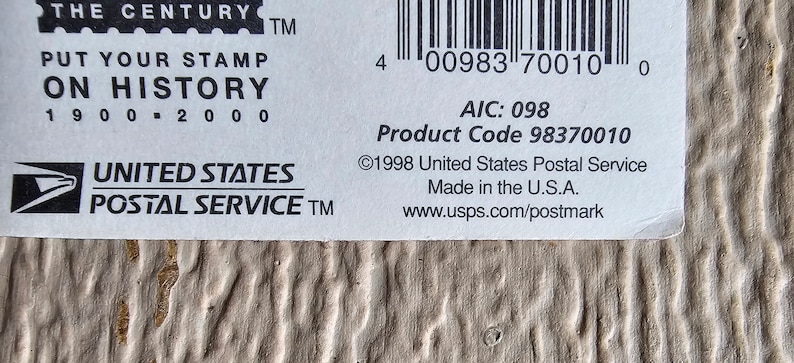 USPS Celebrate the Century Collectible Stamp Pin Vintage 1998 Teddy ...