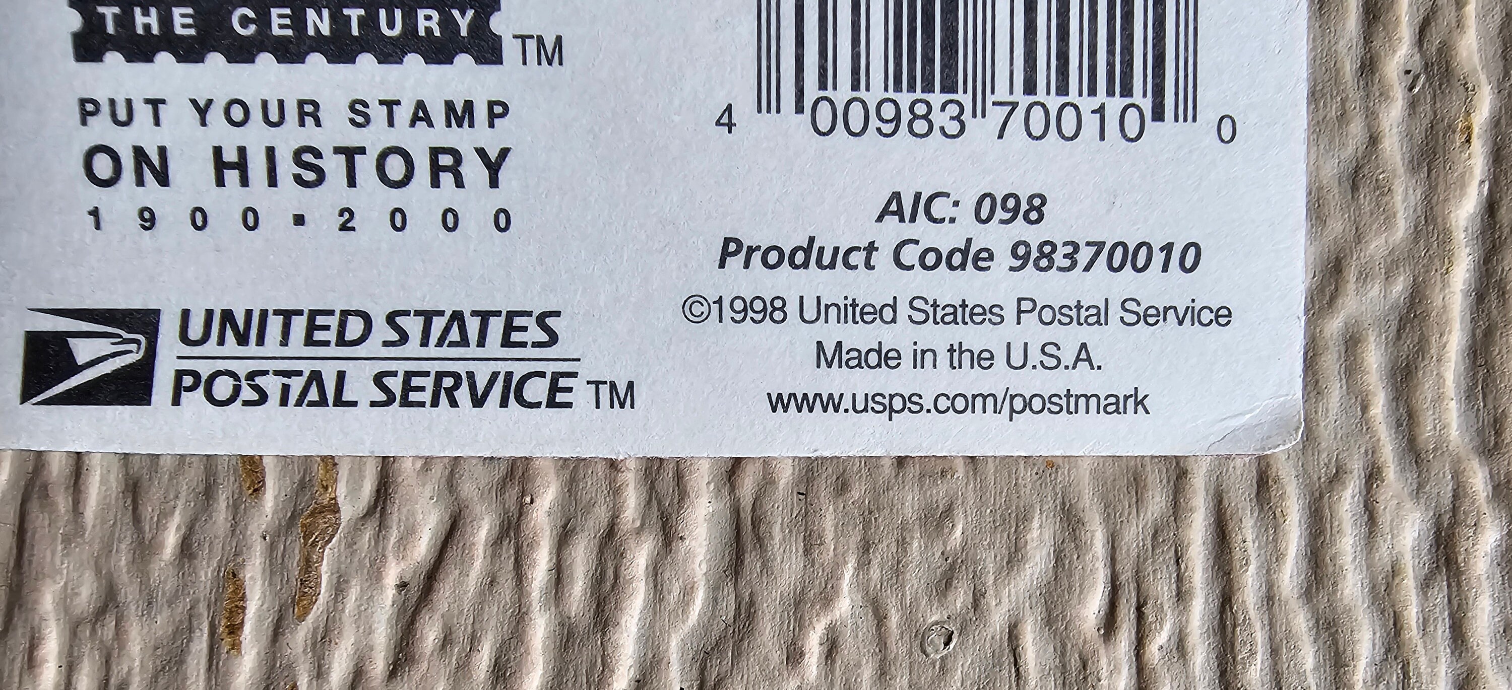 USPS Celebrate the Century Collectible Stamp Pin Vintage 1998 Teddy ...