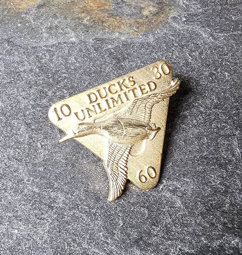 Vintage 10 30 60 Ducks Unlimited DU Hunting Club Hat Lapel Pin - Etsy