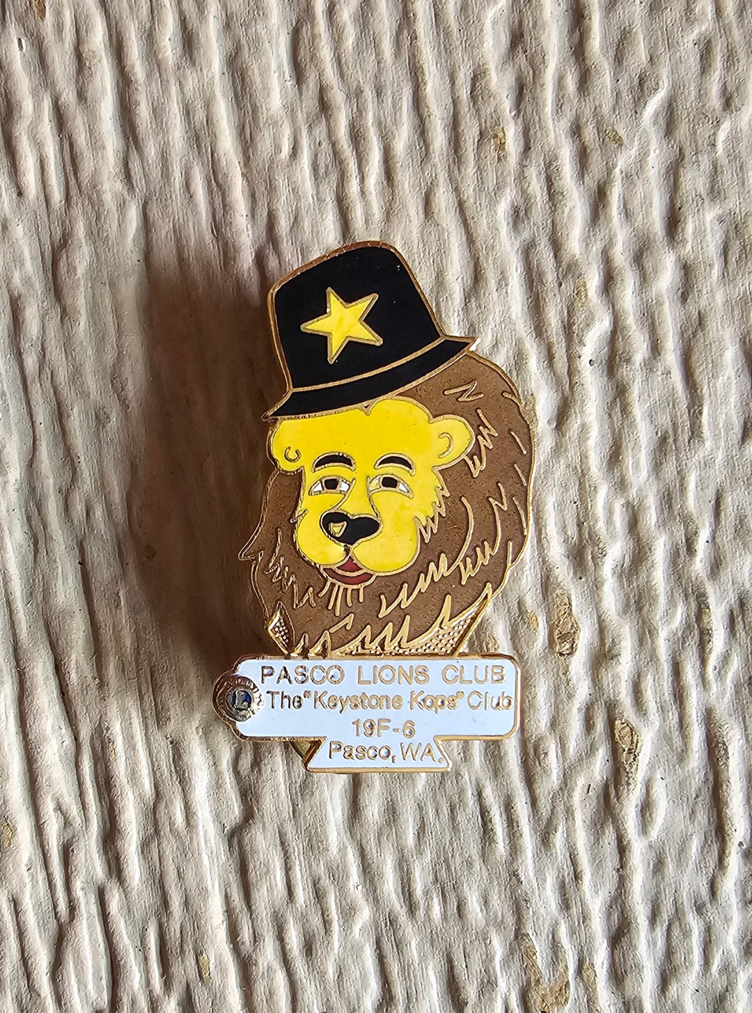 Vintage Pasco Lions Club the "keystone Kops" Club 19F-6 Pasco, WA Badge ...