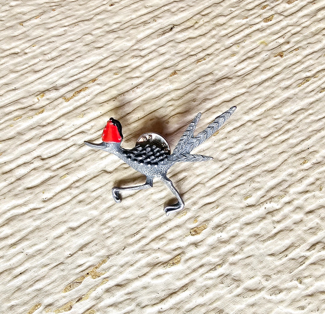 Vintage Shriner Fez Hat Lapel Pin Road Runner KLITZNER - Etsy