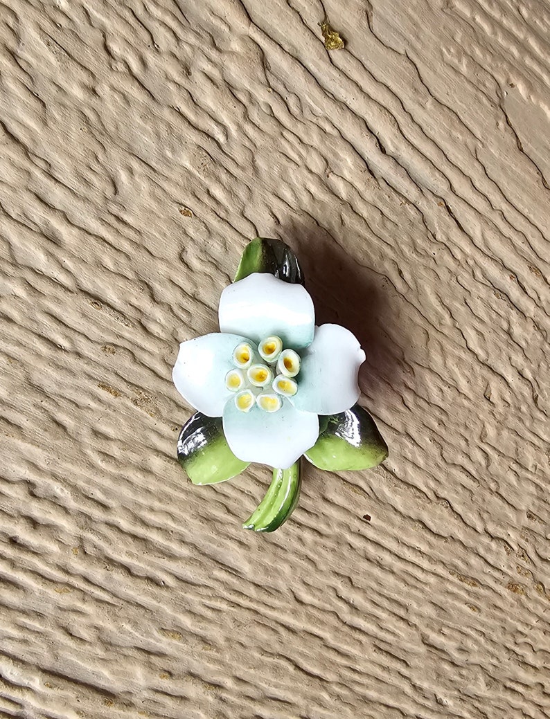Vintage Staffordshire Cara China Made in England Flower Brooch Pin - Etsy