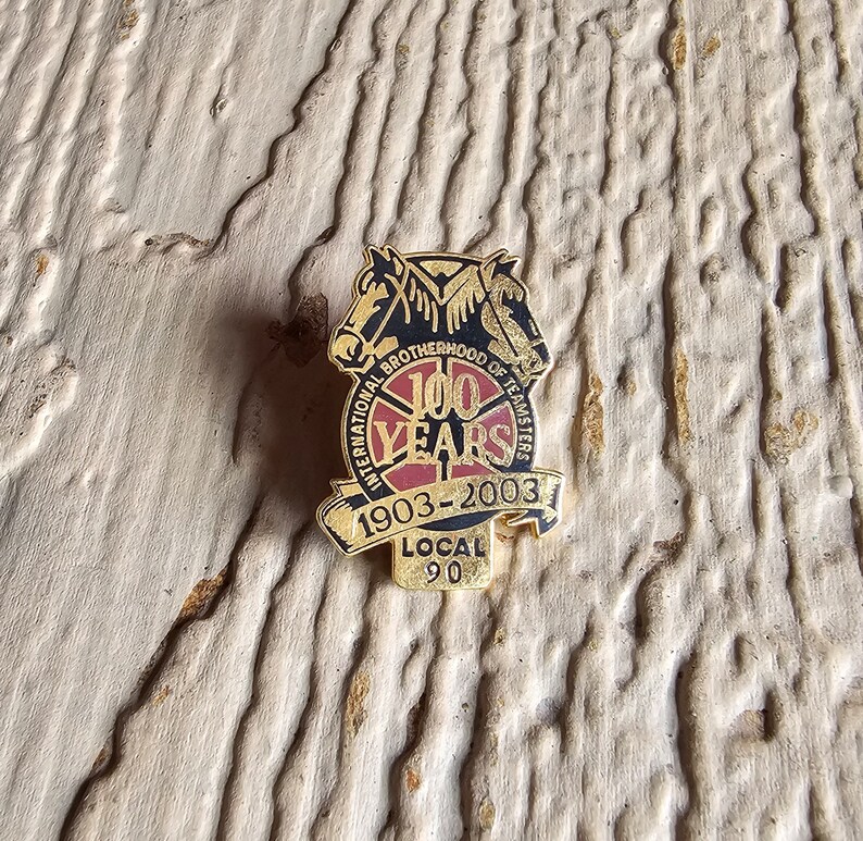 Vintage Teamsters 100 Years Lapel Hat Pin International Brotherhood of ...