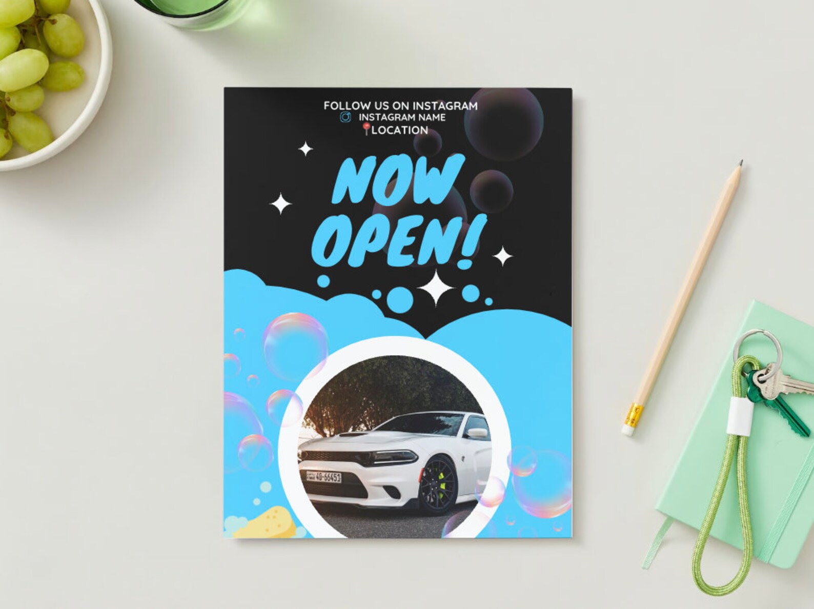 Car Wash Flyer Editable Templete, Car Wash Logo, Car Wash Pricing ...