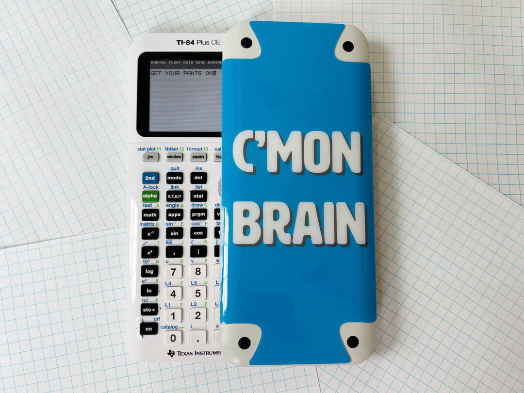 C’mon Brain: the OG Calculator Pants | Calculator Decal | Back to School Essentials | Middle ...