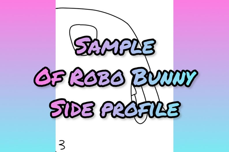 DIY Robo Bunny Suit Template: Head & Body Profile (digital Download) - Etsy