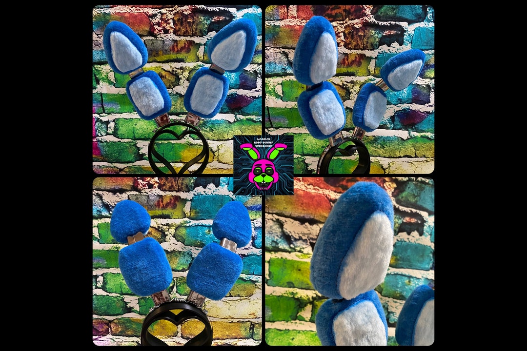 MADE TO ORDER Robo Bunny Ears in Colors of Your Choice 10”, Cosplay ...