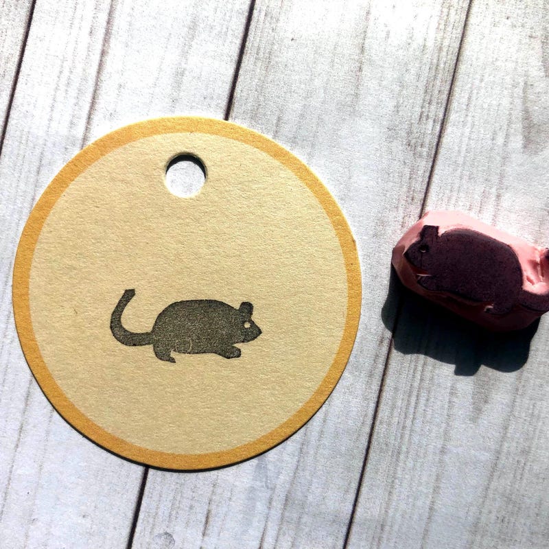 Mouse Rubber Stamp - Etsy