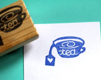 Tea Cup Stamp - Etsy