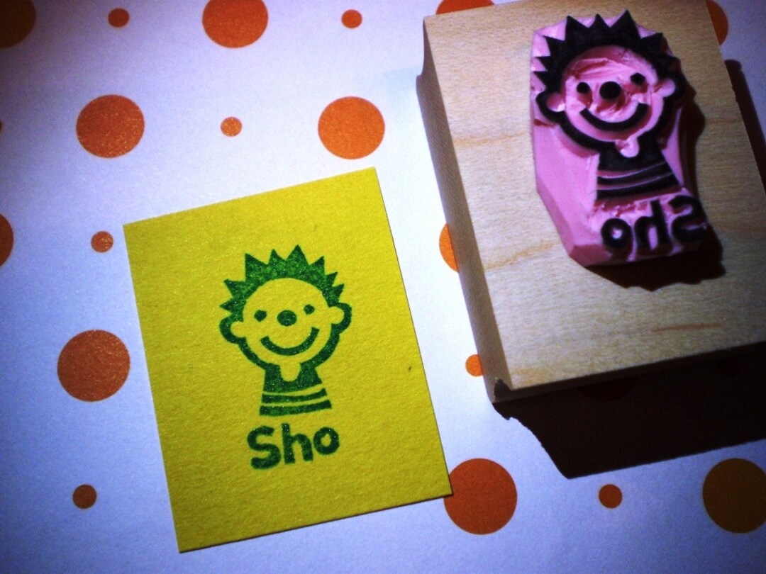 Custom Name Rubber Stamp for Boy // Custom Birthday Gift for Boy ...