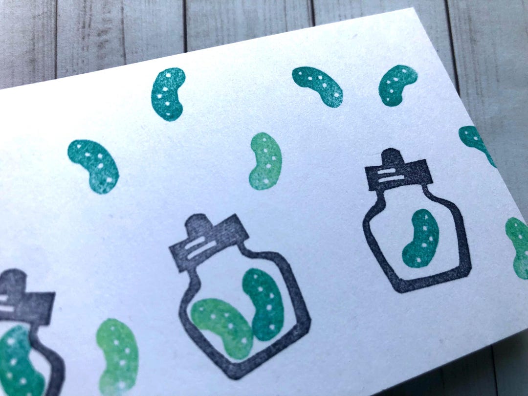 Pickles Rubber Stamp Set // Pickles Jar Stamp // Cucumber Stamp ...
