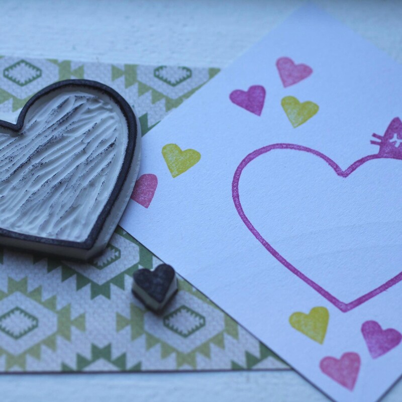 Message Rubber Stamp - Etsy