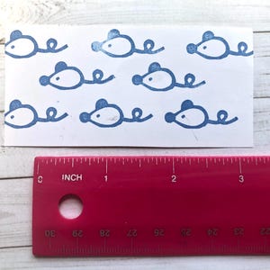 Mini Mouse Rubber Stamp//small Rat Rubber Stamp//animal//pet//mini ...
