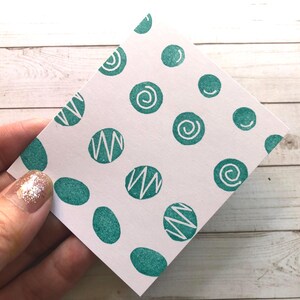 Circle Rubber Stamp Set//geometric//shape Stamps//montessori// Hard ...