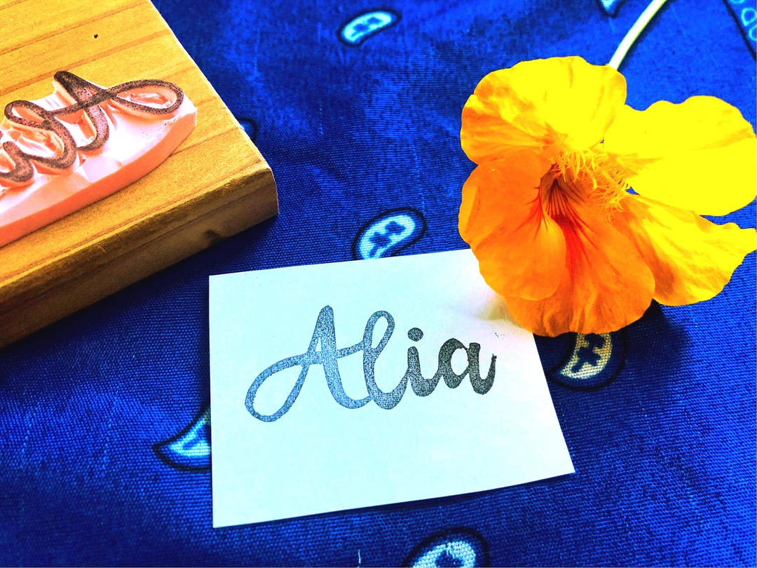 Custom Name Rubber Stamp //personalized Name Gift for Boys, Girls and ...