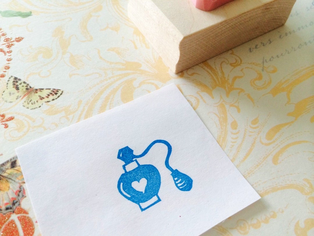 Vintage Perfume Bottle Rubber Stamp//makeup Birthday Party for Girls - Etsy
