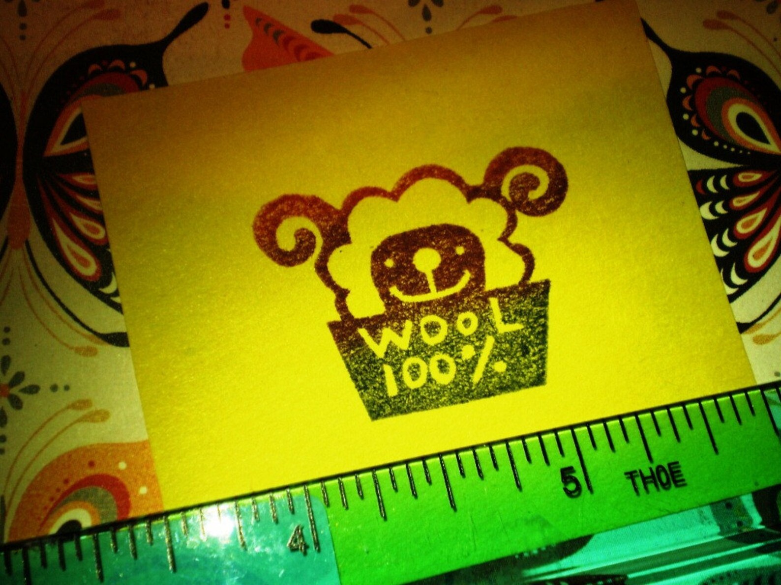 Wool 100 % Yarn Rubber Stamp//sheep Stamp//lamb/ball of Yarn// Knitting ...