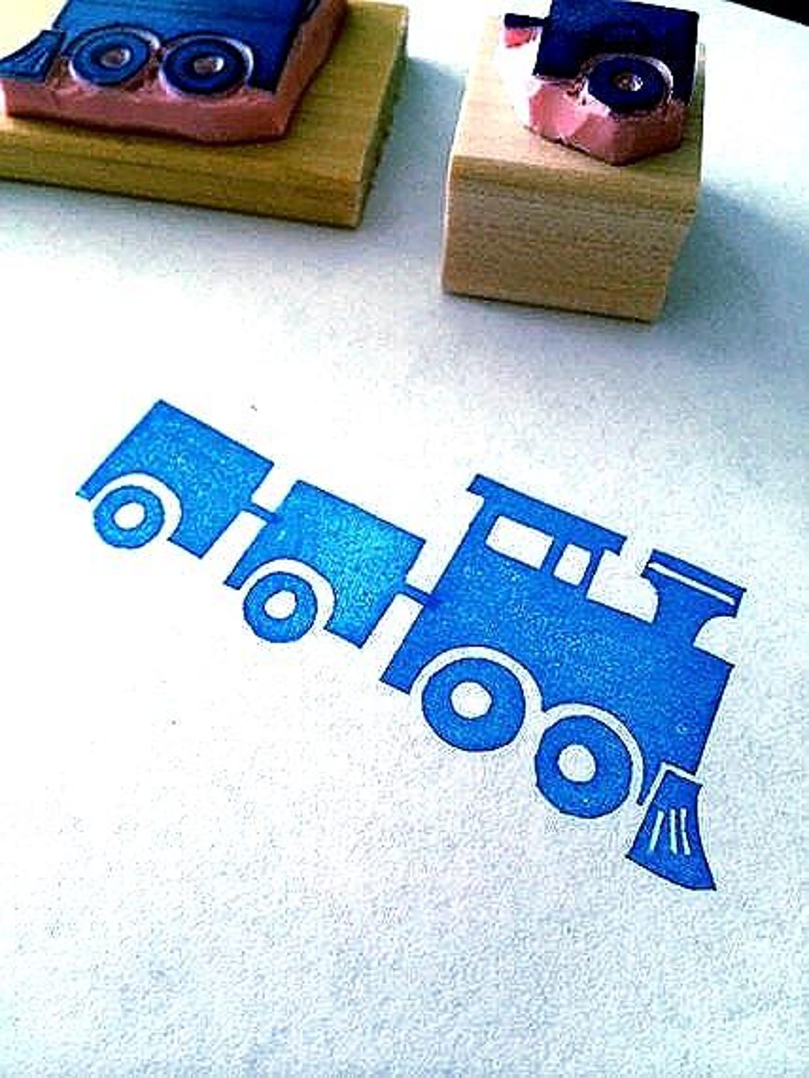 Train Rubber Stamp Set //thomas the Tank Engine Stamp//chuggington ...
