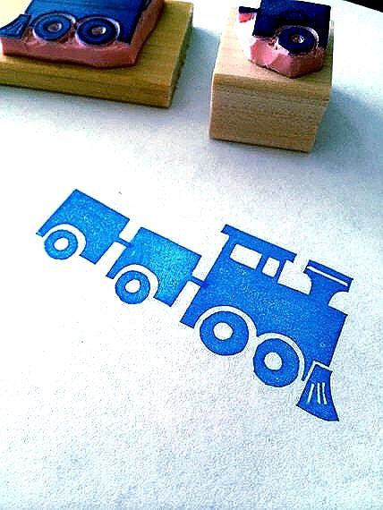 Train Rubber Stamp Set //thomas the Tank Engine Stamp//chuggington ...