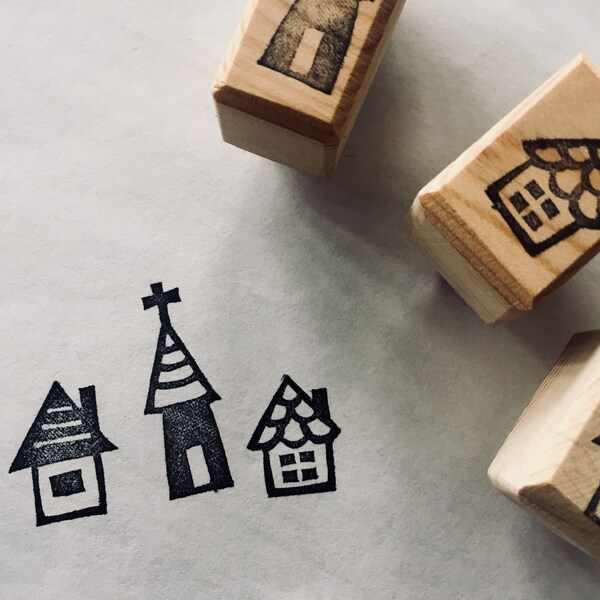 House Rubber Stamp - Etsy