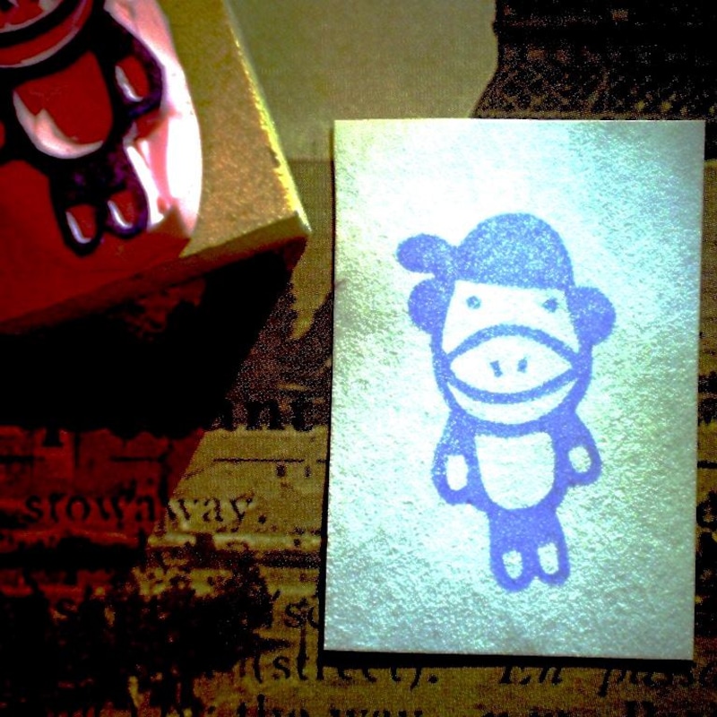 Sock Monkey Labels - Etsy