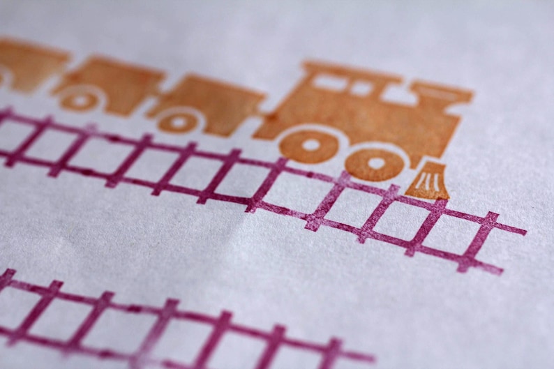 Train Rubber Stamp Set //thomas the Tank Engine Stamp//chuggington ...