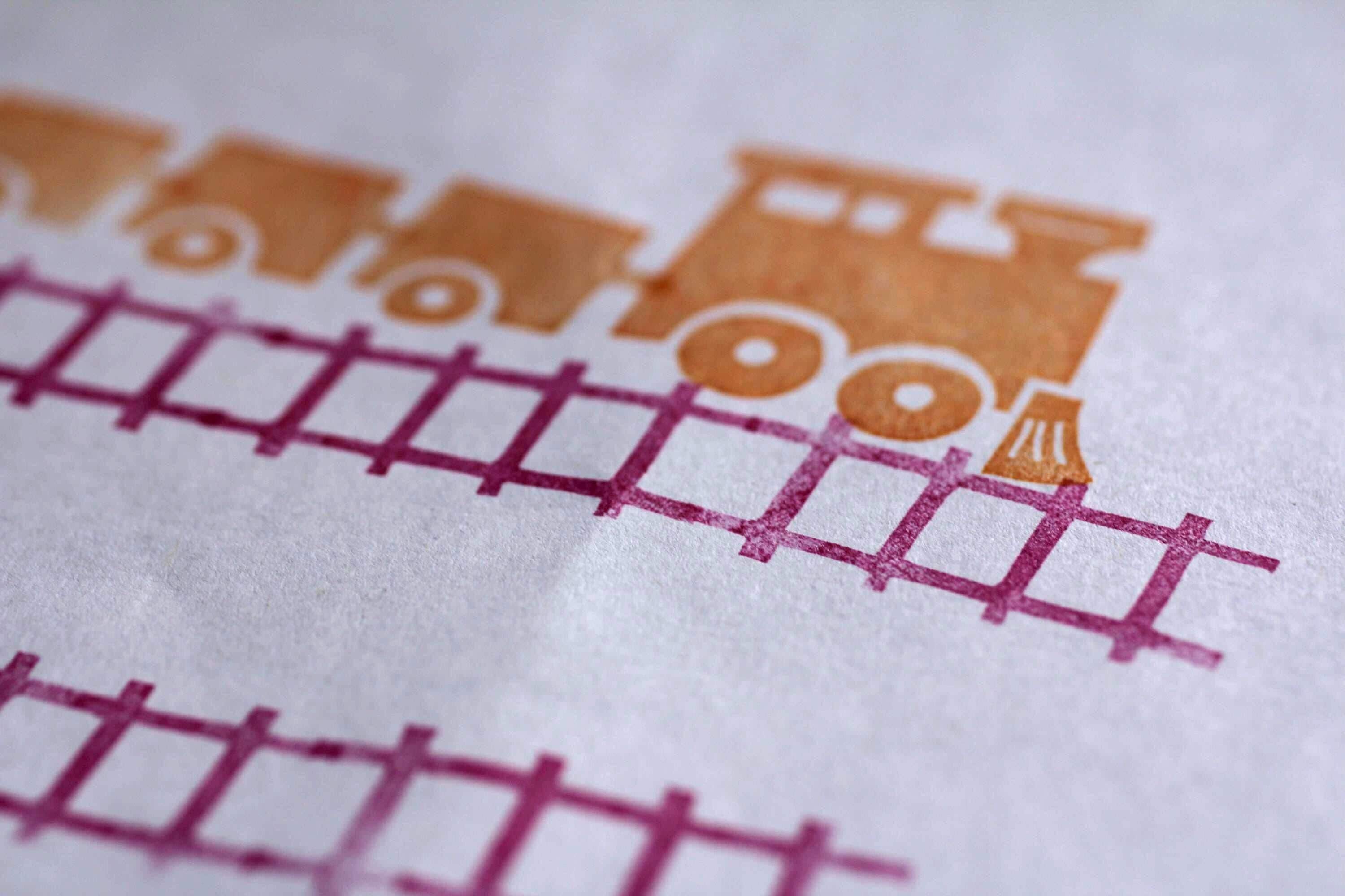 Train Rubber Stamp Set //thomas the Tank Engine Stamp//chuggington ...